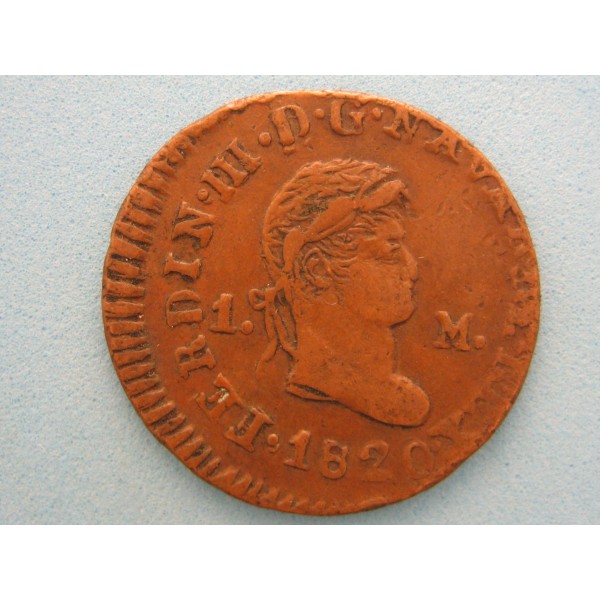 1820-pamplona-1-maravedi-fernándo-vii
