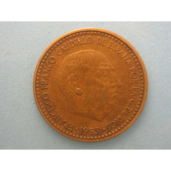 PESETA DE FRANCO-1953-francisco-franco-1-peseta-madrid