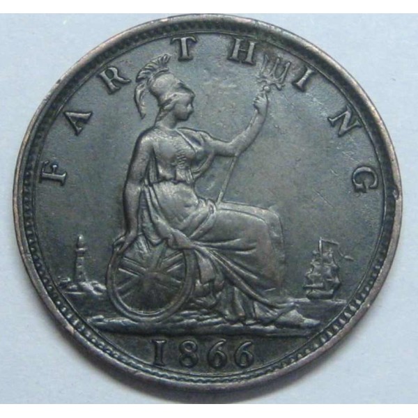 1866- VICTORIA - FARTHING - GRAN BRETAÑA