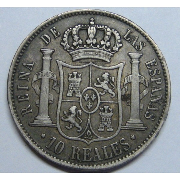 1852 -MADRID - 10 REALES - ISABEL II -ESPAÑA